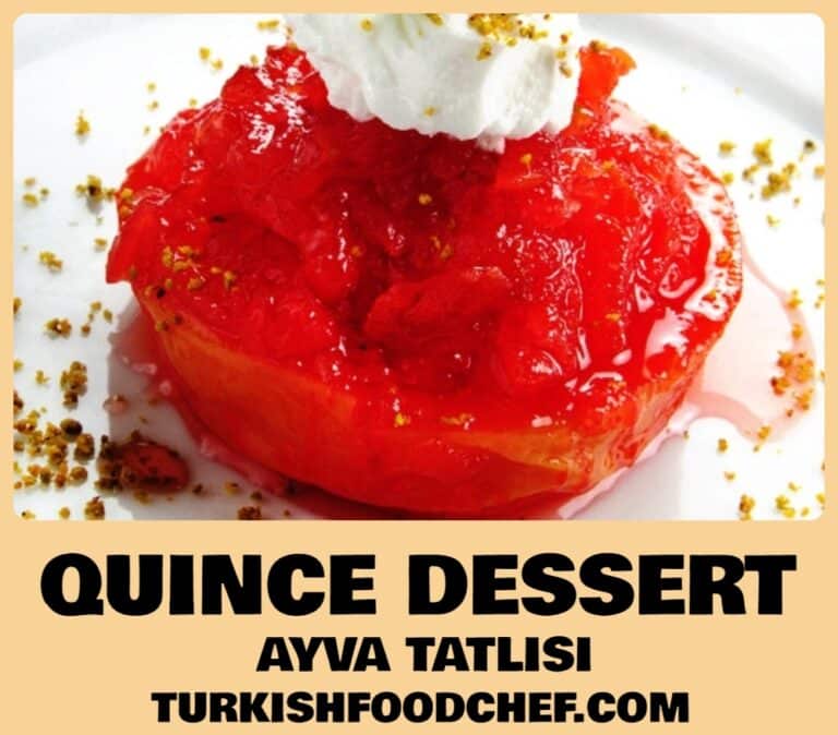 Quince Dessert - Best Turkish Authentic Ayva Tatlisi Recipe ** New