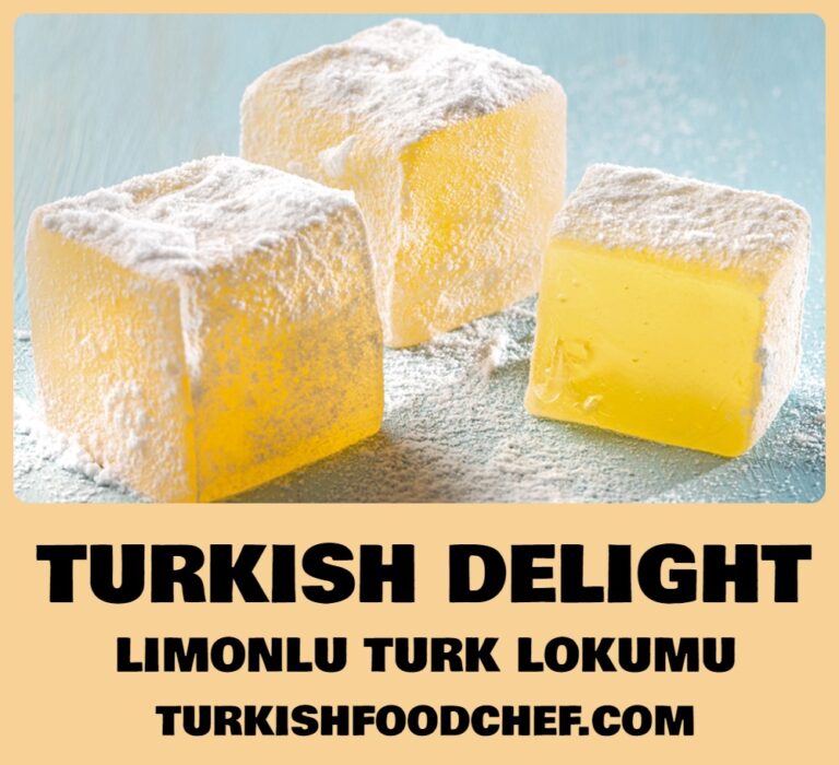 Turkish Delight – The Best Turkish Delight Recipe – Limonlu Lokum **New