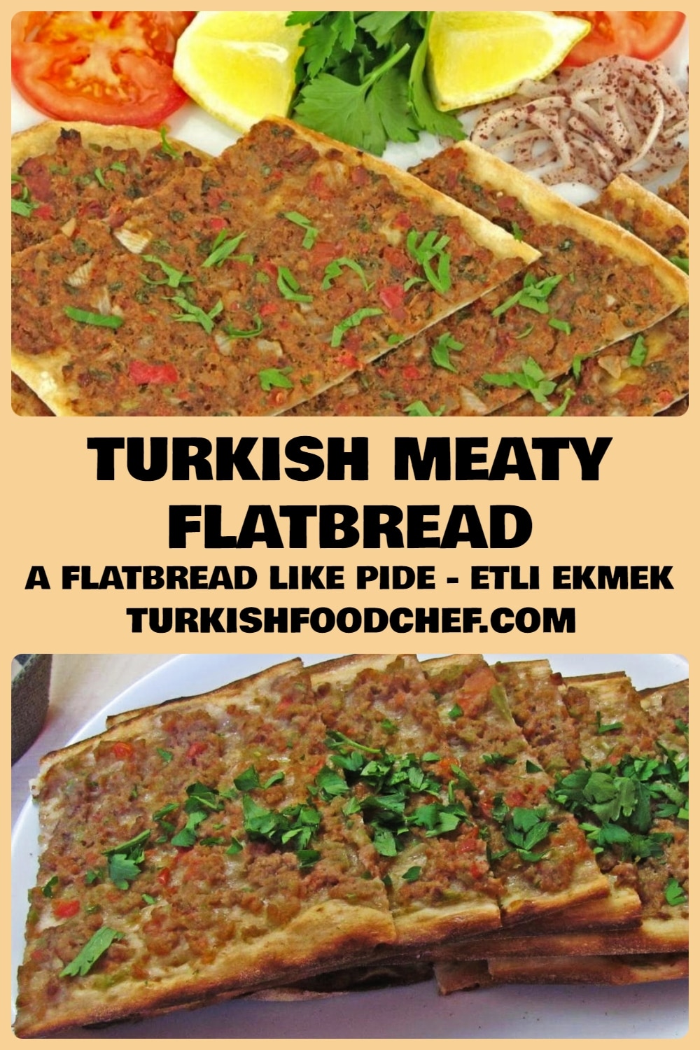 Turkish Meaty Flatbread – A Fantastic Bread Recipe Like a Pide – Etli ...