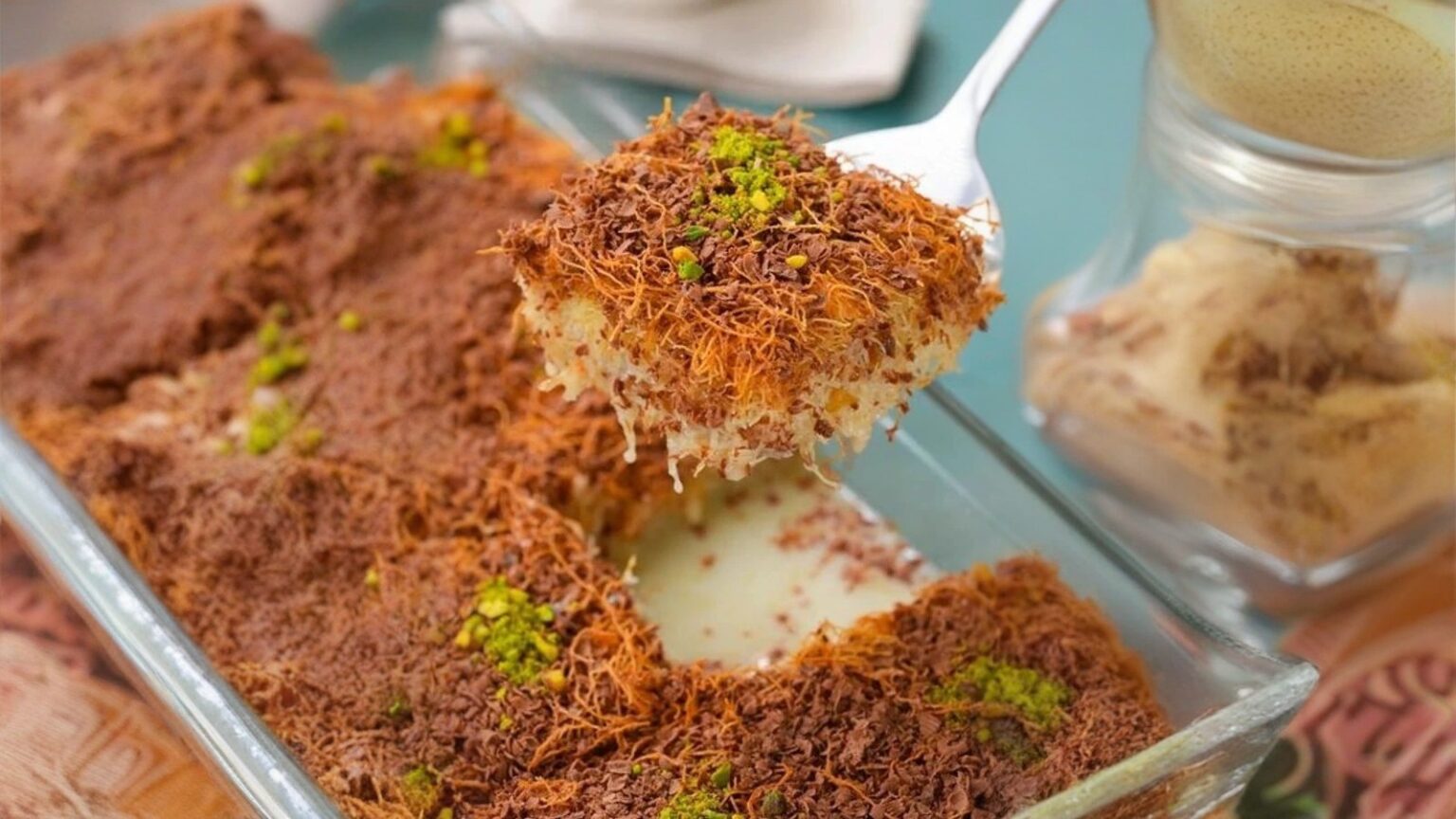 Chilled Kadayif Dessert Recipe (Soguk Kadayif Tatlisi)