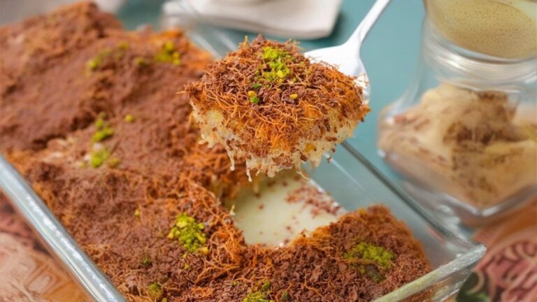 Chilled Kadayif Dessert Recipe (Soguk Kadayif Tatlisi)